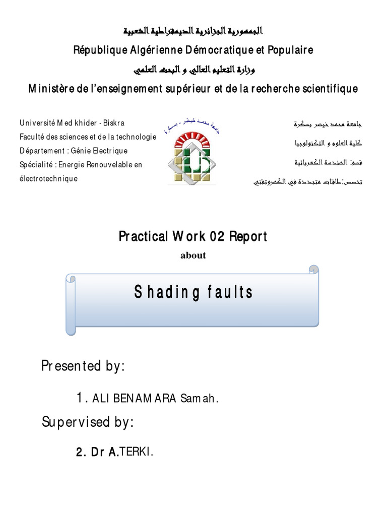 TP 02 Shading ALI BENAMARA Samah | PDF