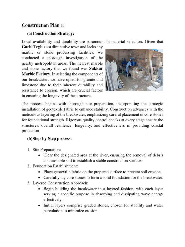 Construction Plan 1 | Download Free PDF | Earth Sciences