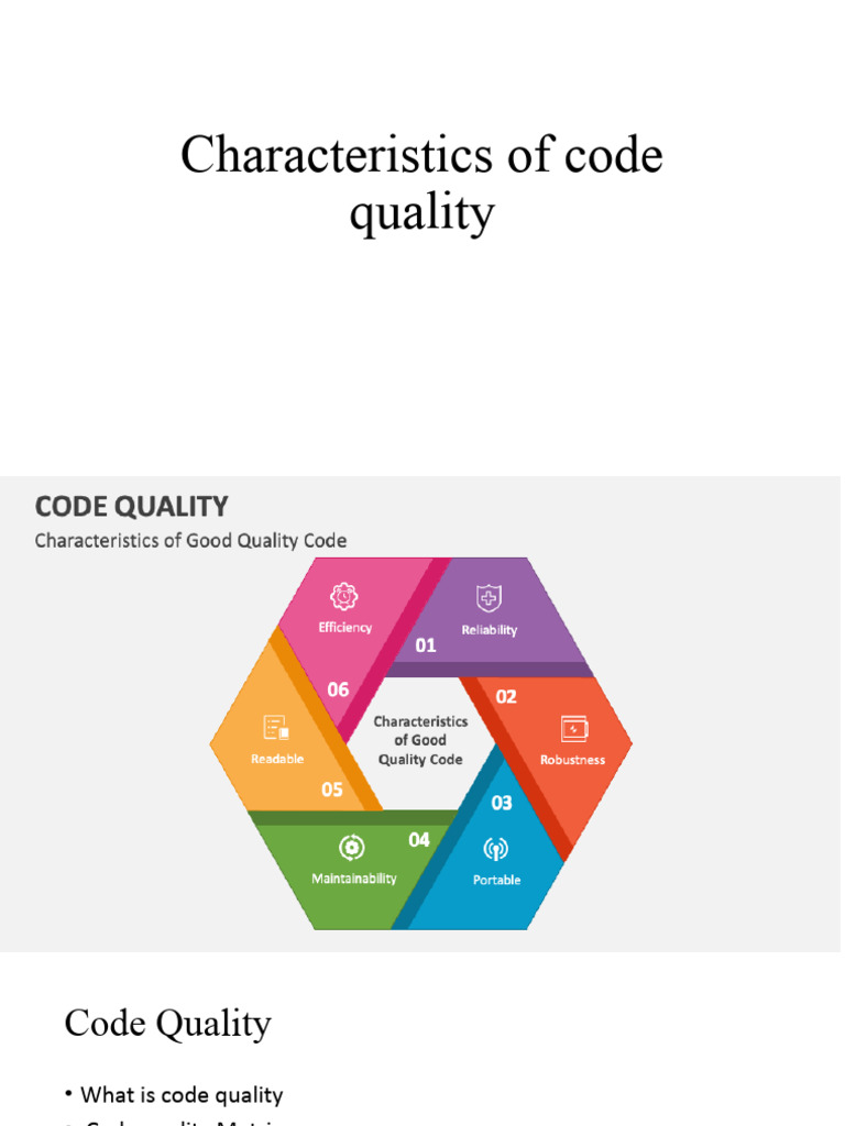 Code Quality | PDF | Business | Technology & Engineering
