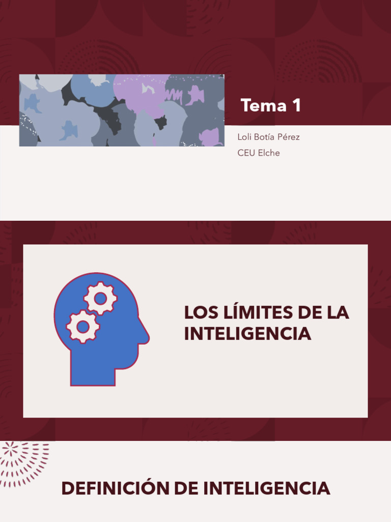 Tema 1 | PDF | Inteligencia | Cociente de inteligencia