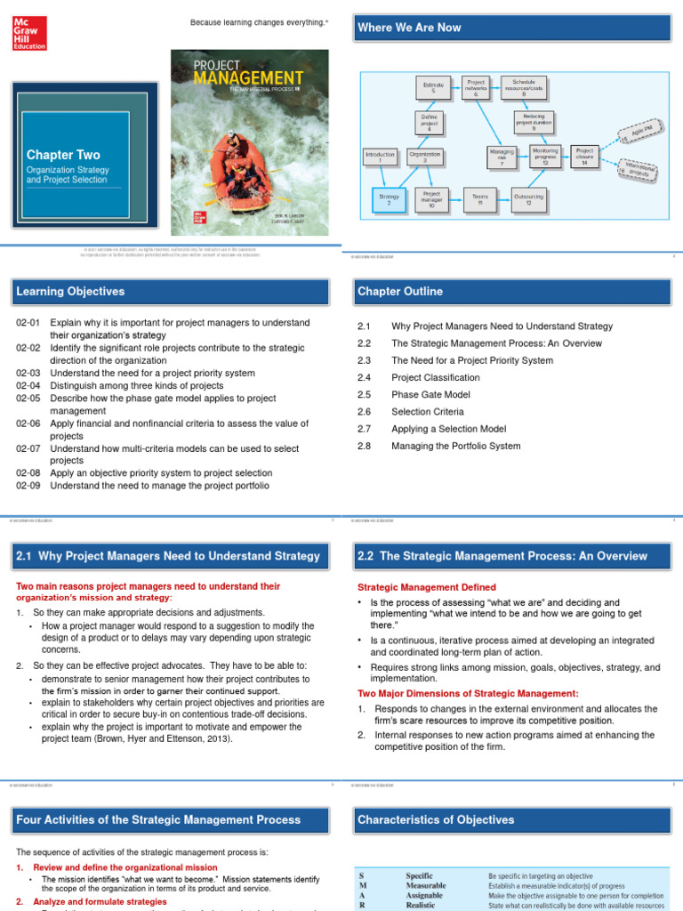 Chapter Two - Organization Strategy and Project Selection | PDF | Net ...