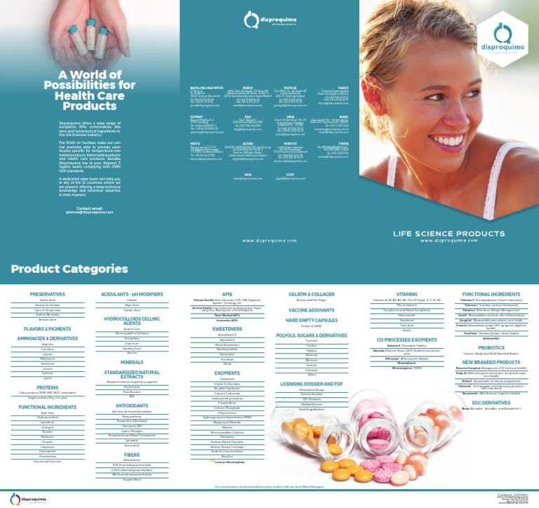 2022 - Pharma Nutra General Catalogue - English - v15 | PDF | Sugar ...