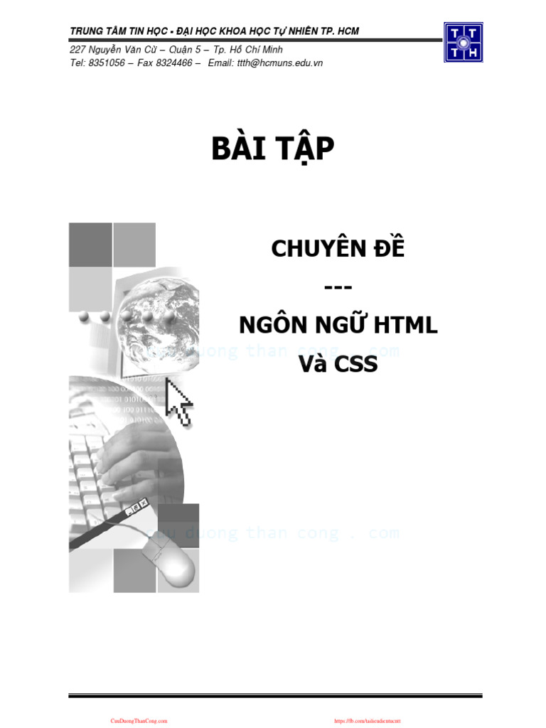 Bai-Tap-Html-Va-Css - (Cuuduongthancong - Com) | PDF