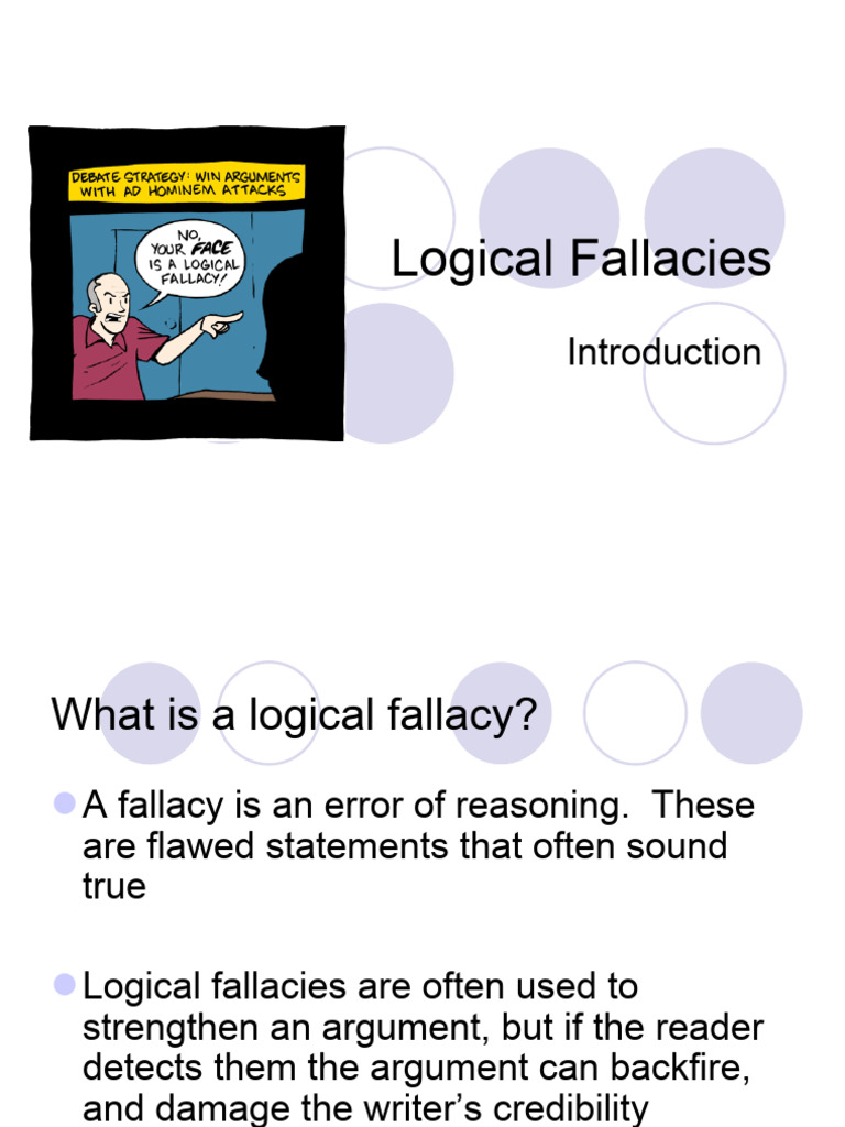 Logical Fallacies | PDF