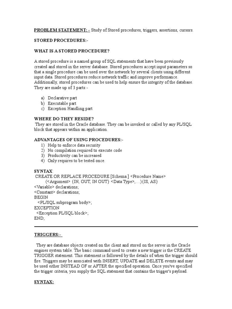 Assignment 2 Writeup Triggers | PDF | Pl/Sql | Database Index