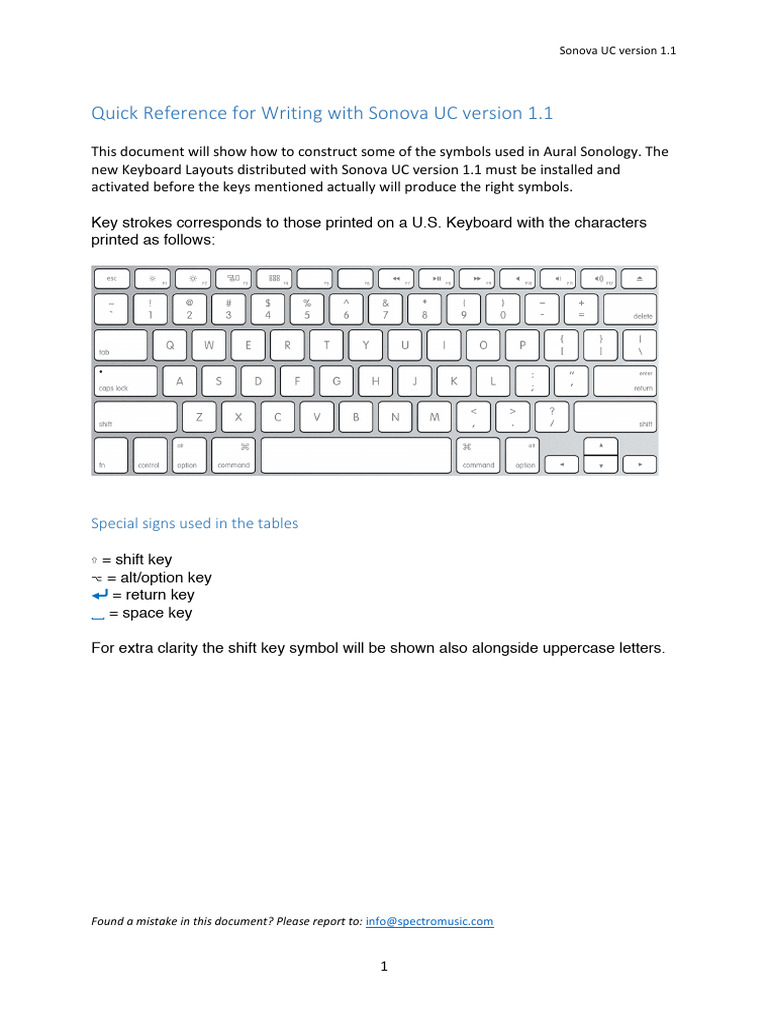 Writing With Sonova | PDF | Computer Keyboard | Encodings