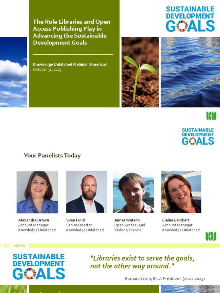 KU Webinar - The Role of Libraries and Open Access Publishing in ...