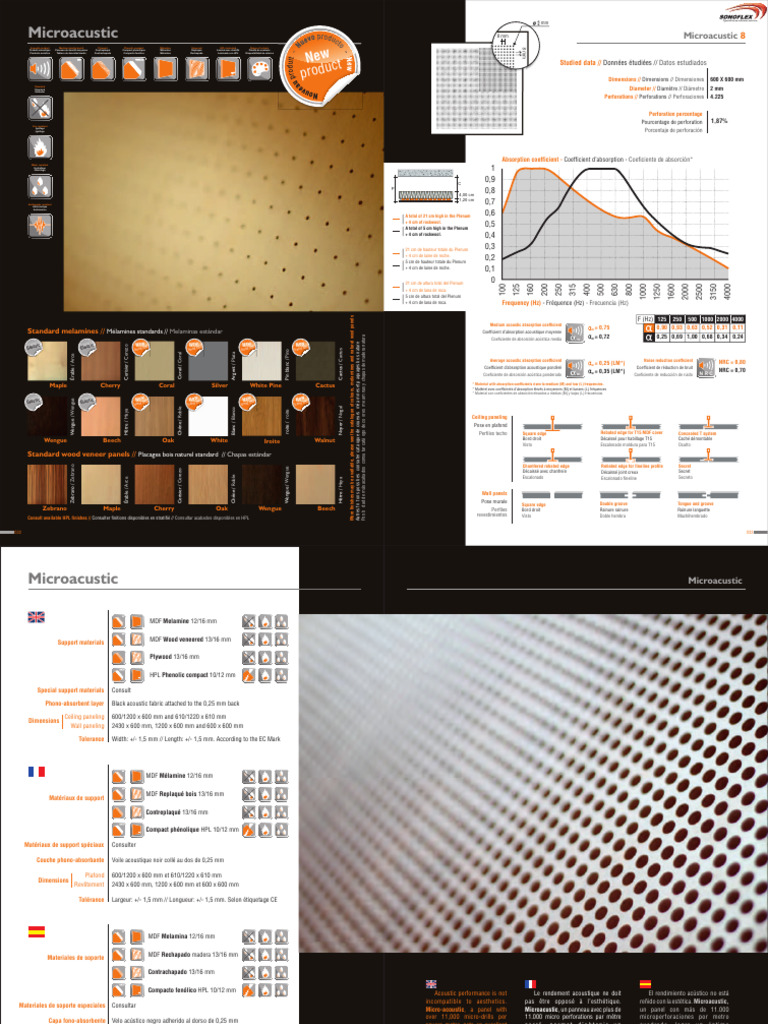 Ficha Tecnica IDEATEC Microacustic | PDF