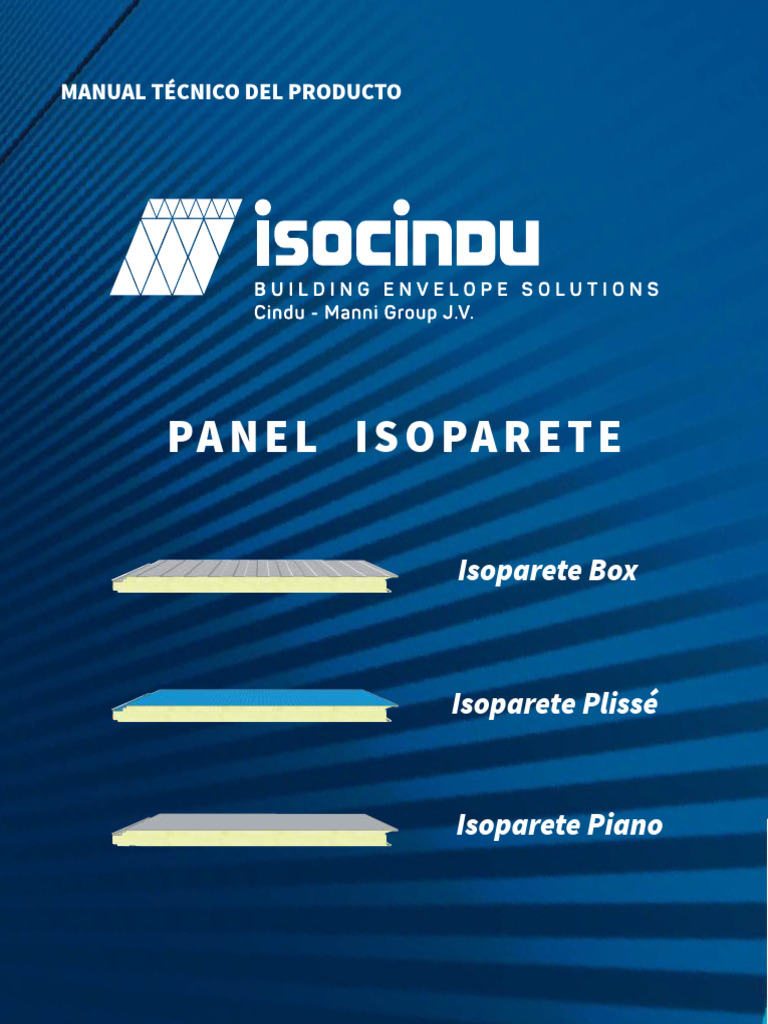Manual Técnico de Panel Isoparete | PDF | Tornillo | Aislamiento térmico