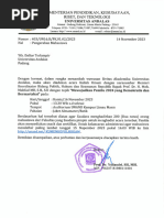 Alamat dan Kontak Universitas Andalas | PDF