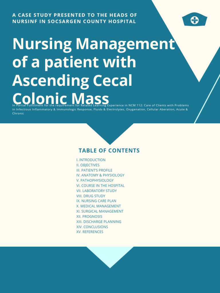 Nursing Management of A Patient With Ascending Cecal Colonic Mass | PDF ...