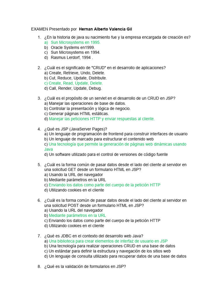 Examen PDF | PDF | Redes | Internet y web