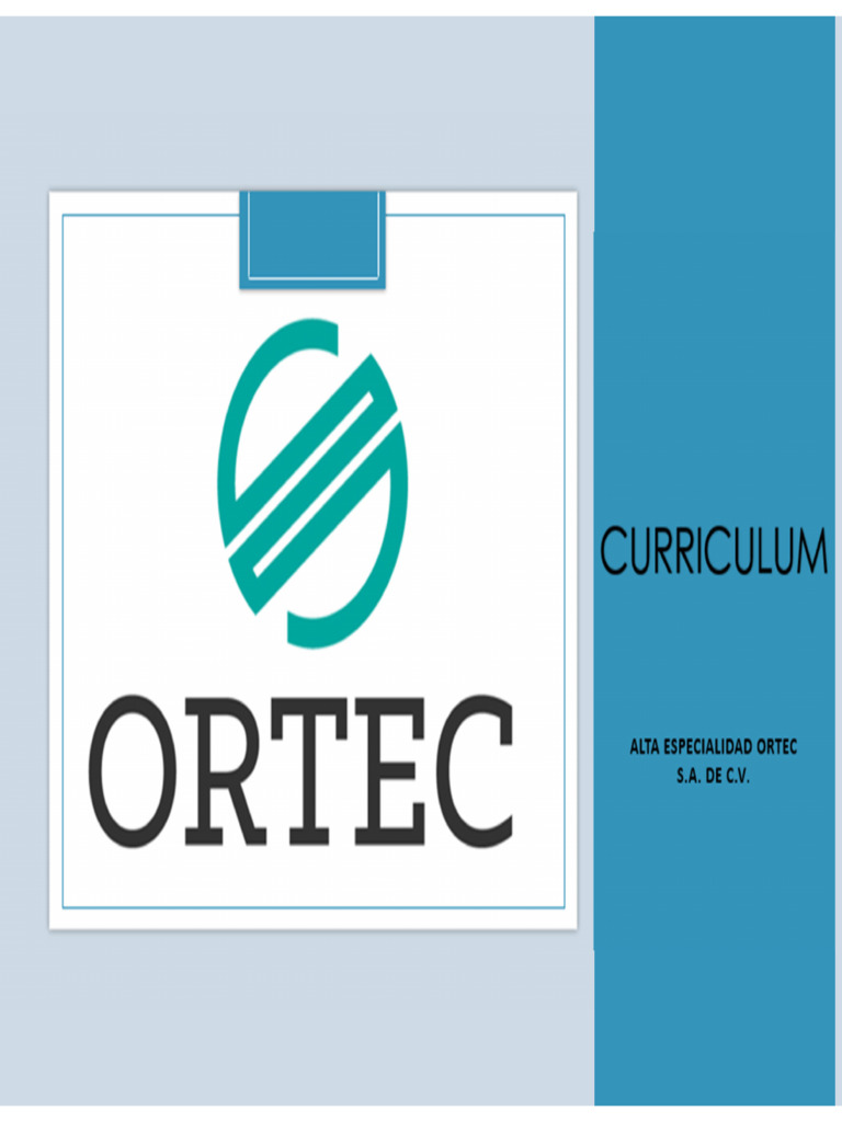 Curriculum Ortec | PDF