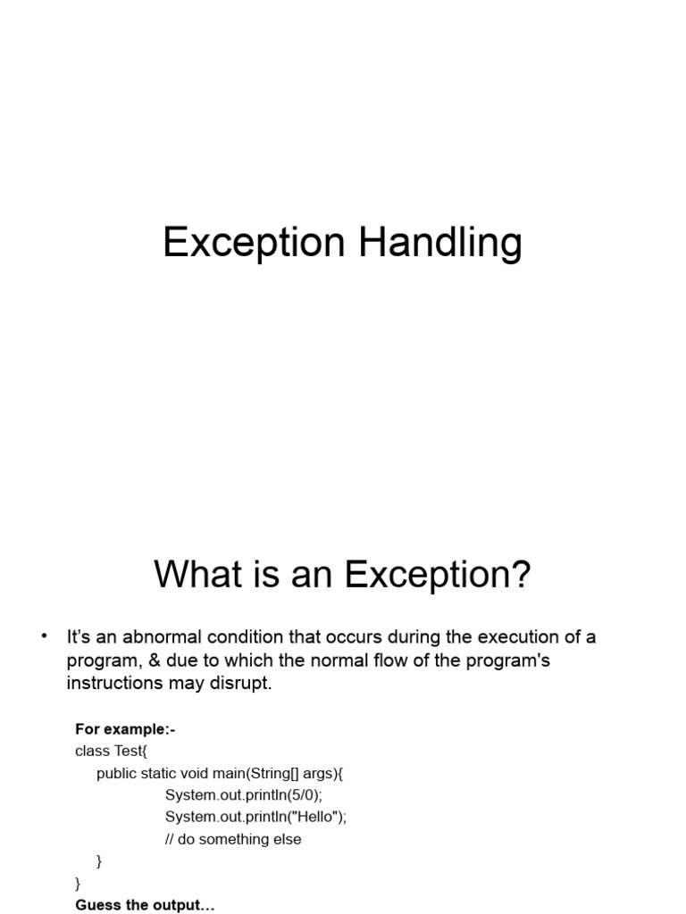 8 - Exception Handling, Collection | PDF | Computer Data | Systems Engineering