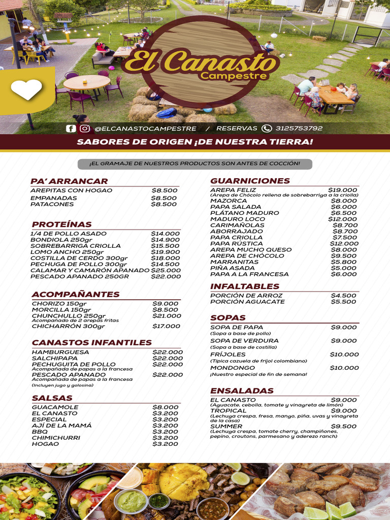 Carta El Canasto 2023 Original | PDF