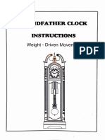 Cuckoo Clock Owners Manual | PDF | Screw | Clock