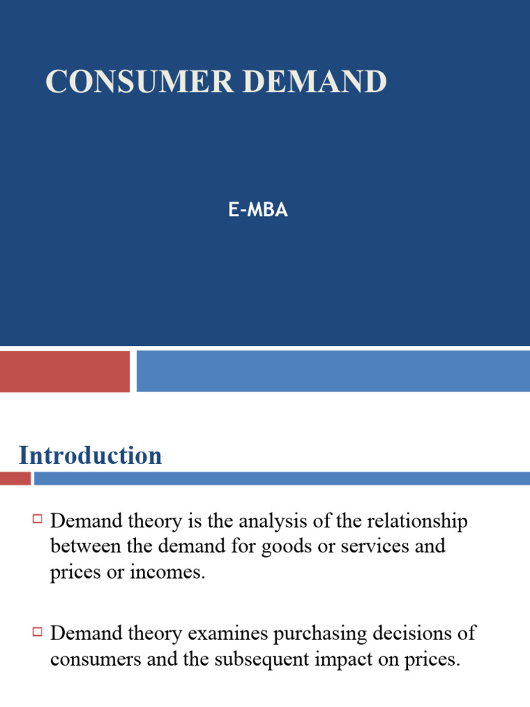 Micro Economics - Theory of Demand | PDF | Demand | Demand Curve