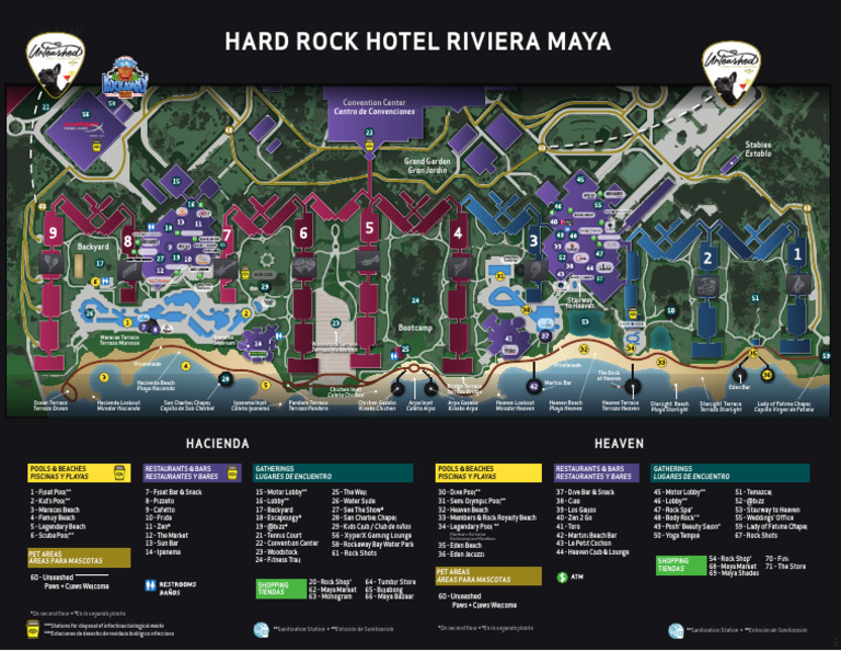 Hotel Barcelo Maya Map