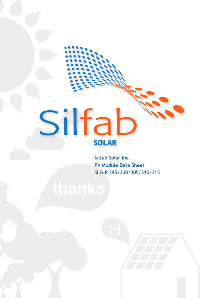 Silfab Solar PV Module SLG P Data Sheet 2014 | PDF | Photovoltaics ...