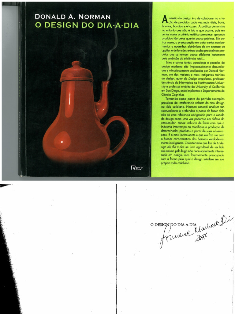 O Design Do Dia A Dia - Donald Norman - LIVRO | PDF