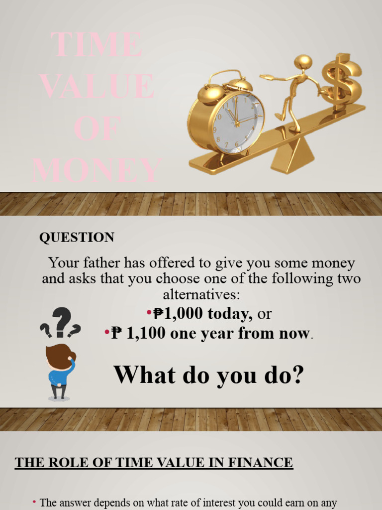 Time Value of Money Explained | PDF