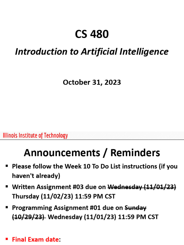 CS480 Lecture October31st | PDF | Utility | Weather Forecasting