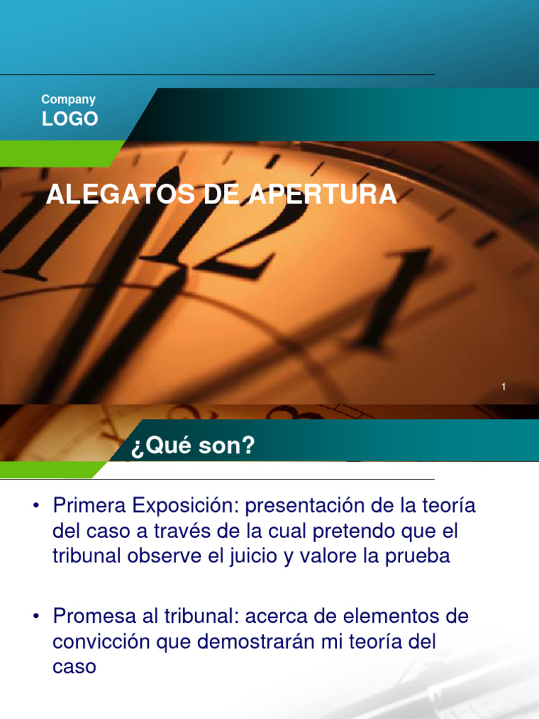 Alegato Apertura | PDF