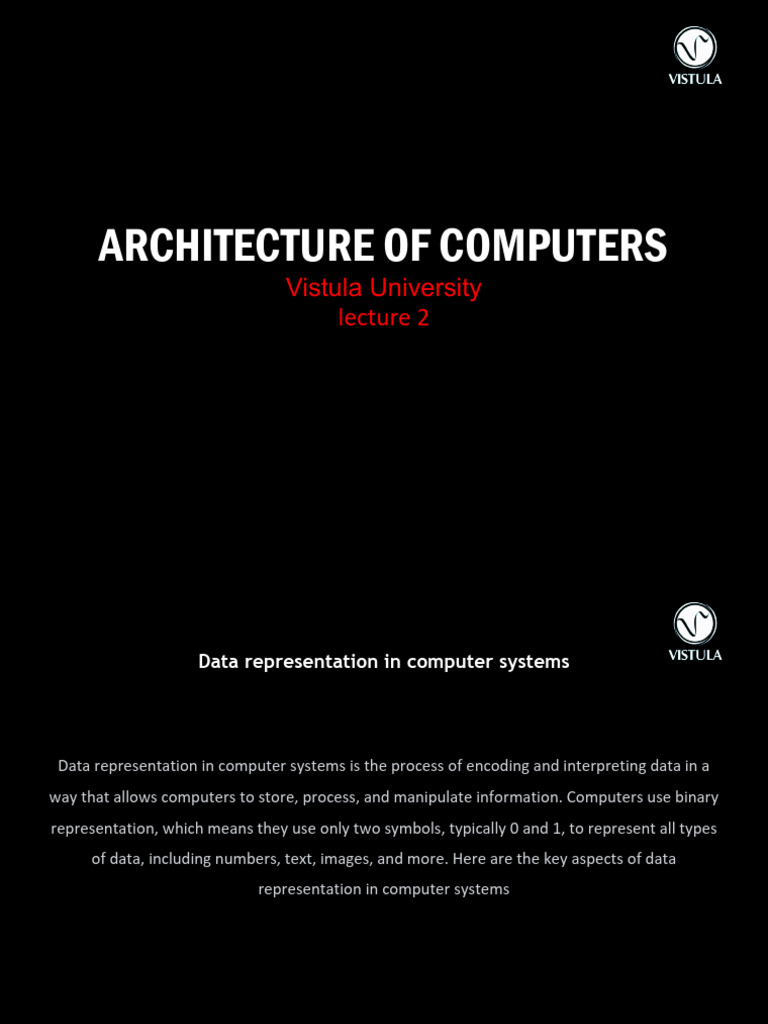 Architecture of Computers: Vistula University | PDF | Data Compression | Character Encoding