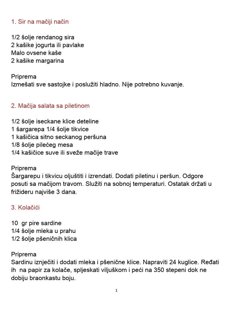 Maciji Recepti | PDF