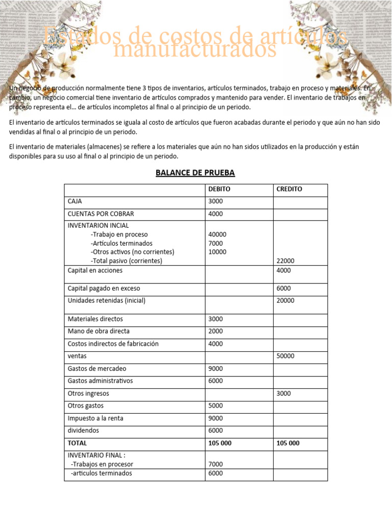 Tema 3 Conta | PDF | Inventario | Contabilidad financiera