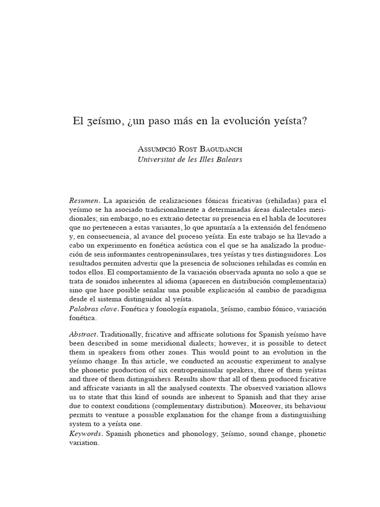 Rost Bagudanch El Zeismo - Un Paso Mas en La Evolucion Yeista | PDF ...