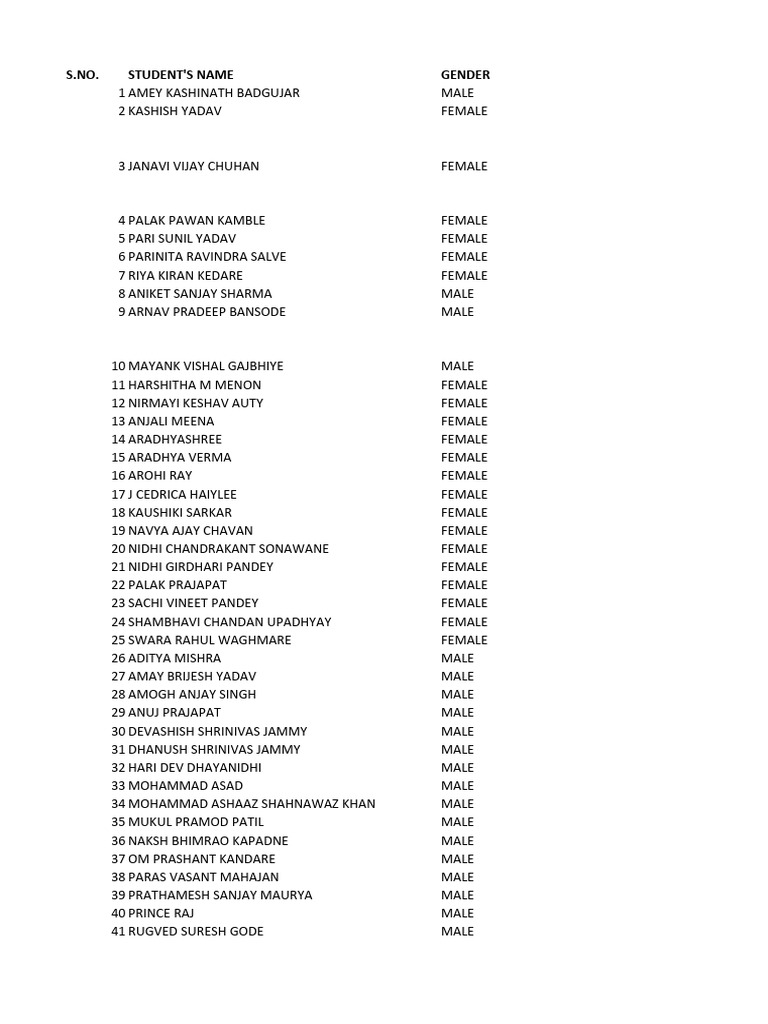 Student Details 4c Pdf