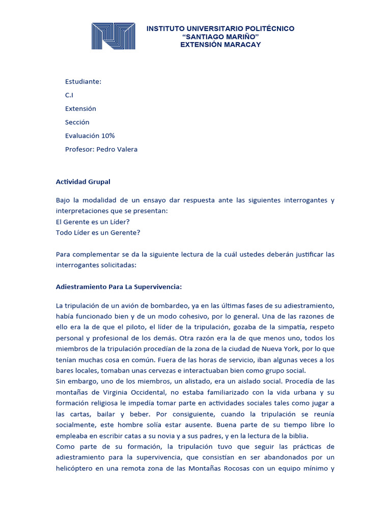 1er Evaluación 10% Gcia Industrial | PDF