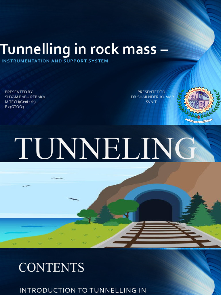 Tunnelling in Rock Mass | PDF | Tunnel | Instrumentation