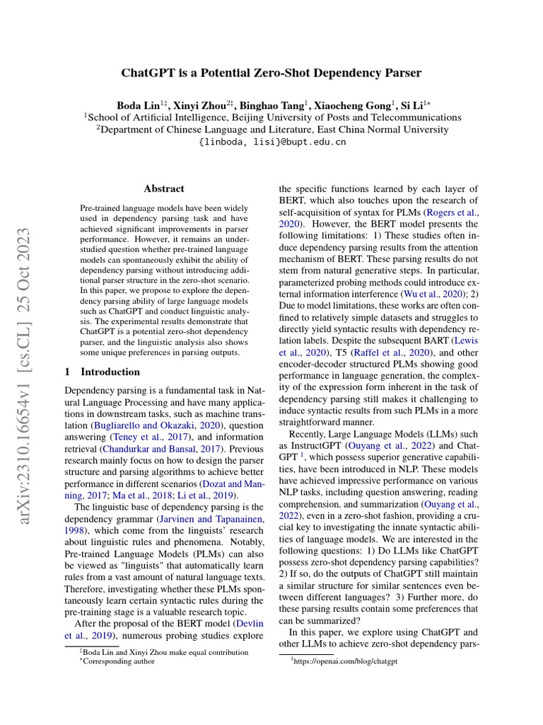 Chatgpt Dep Parser | PDF | Parsing | Verb