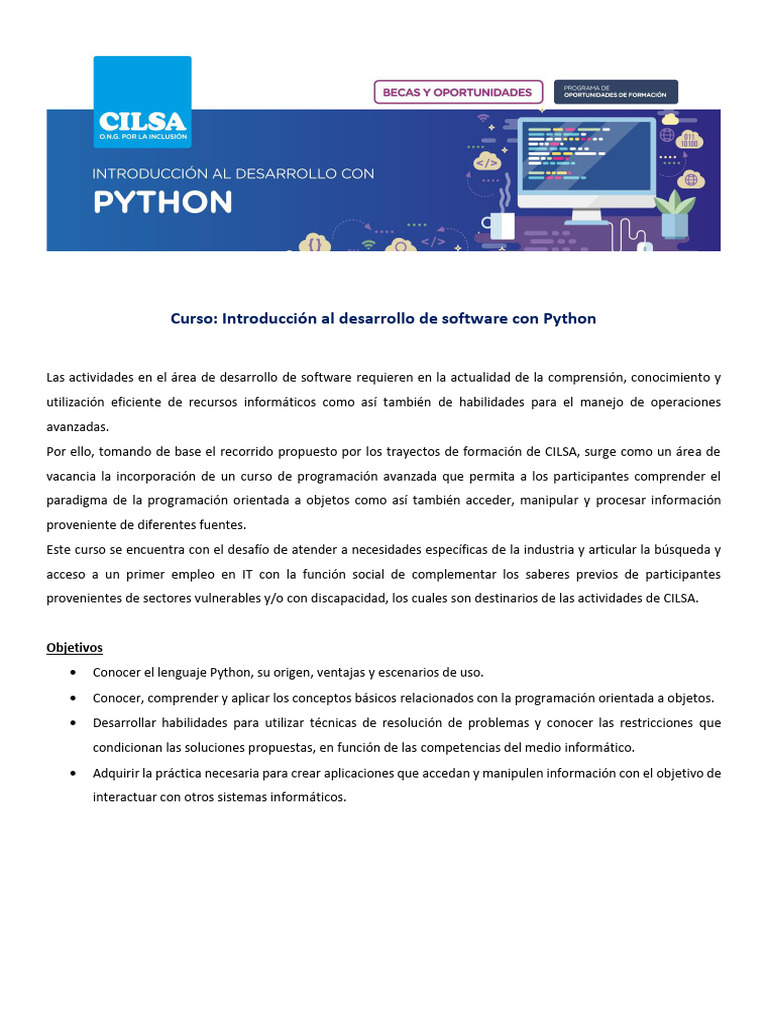 Introduccion A Python | PDF | Python (lenguaje de programación ... Introduccion A Python | PDF | Python (lenguaje de programación ...