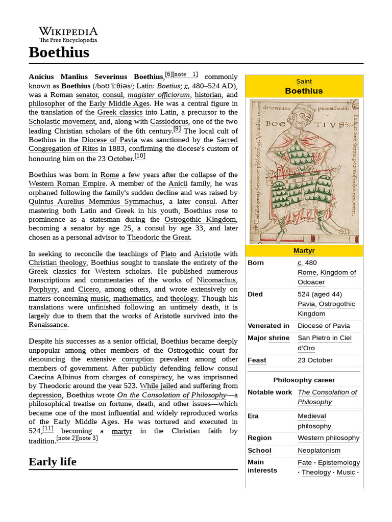 Boethius | PDF