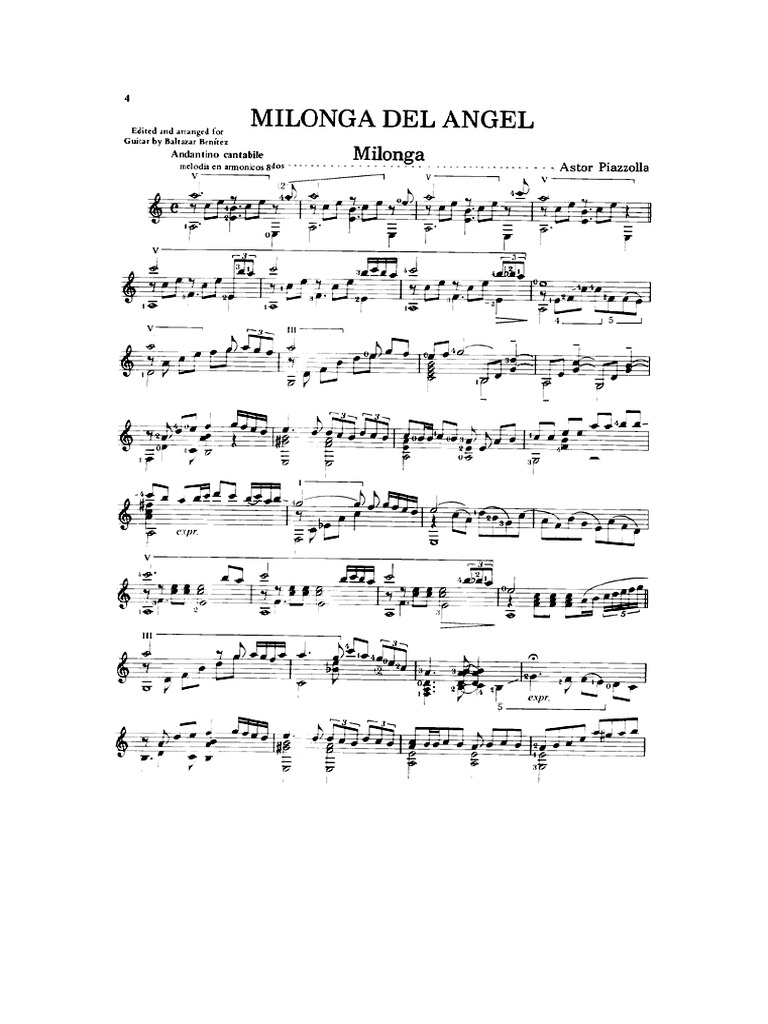 Milonga Del Angel | PDF