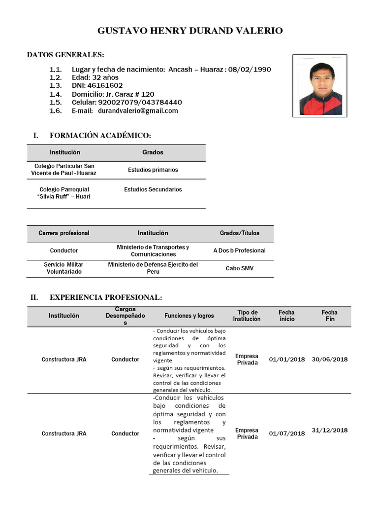 Durand Valerio Gustavo Henry | PDF | Gobierno