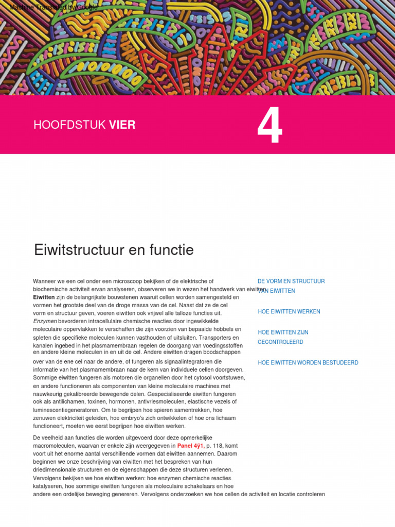 Essential Cell Biology 5e Editie H4 | PDF