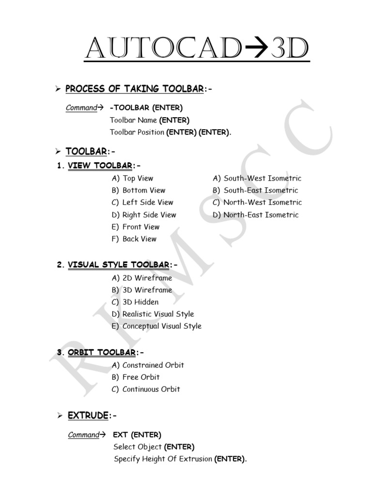 Cad 3D | PDF | Radius | Geometry