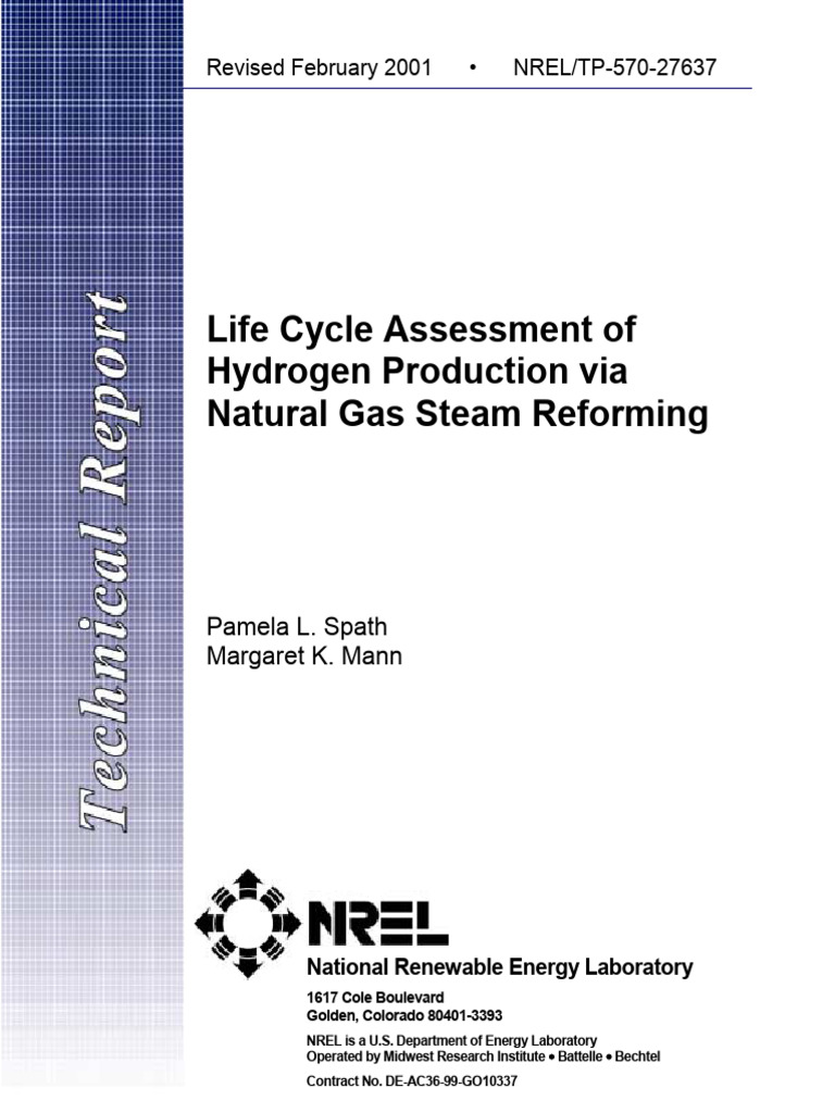 Ref2-SMR Material | PDF | Greenhouse Gas | Life Cycle Assessment