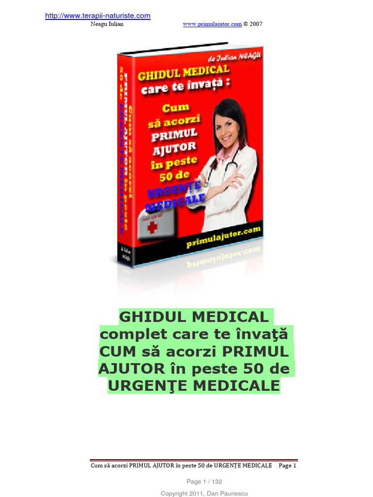 Cum Sa Acorzi Primul Ajutor | PDF