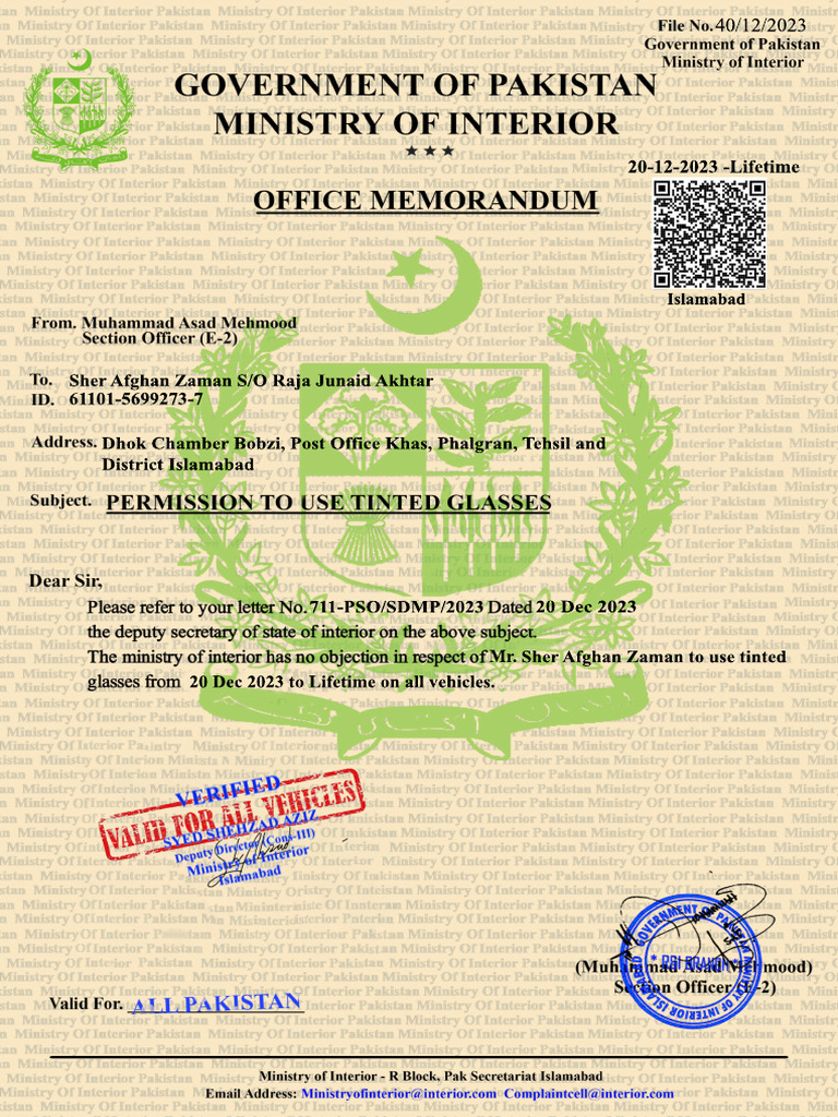 Sher Afghan Zaman | PDF