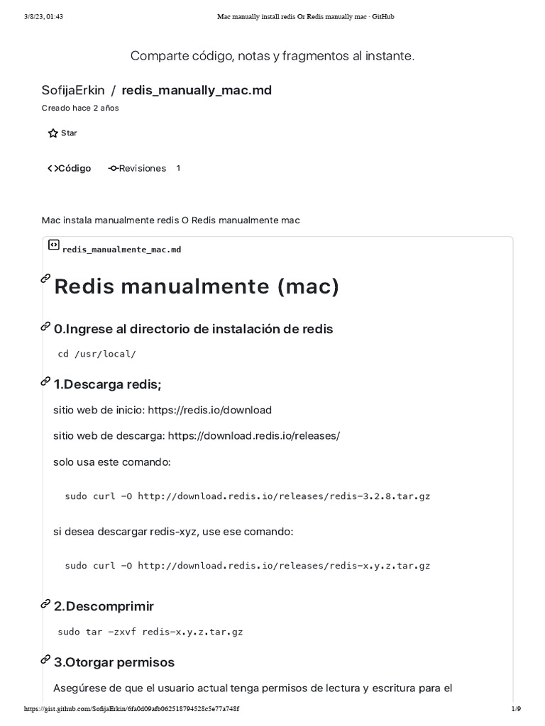Mac Manually Install Redis or Redis Manually Mac GitHub | PDF | Archivo de computadora | Sistema ...