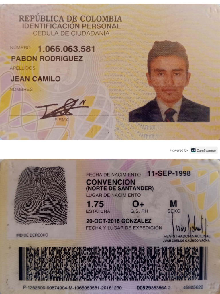 Cédula Camilo | PDF