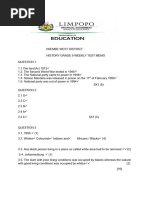 Grade 9 Sept Test 2023. | PDF | Area | Length