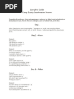 Natsumi's Camp Buddy Route Guide | PDF | Self-Improvement | Lifestyle