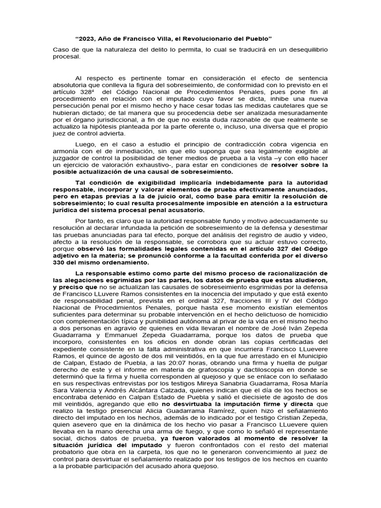 Docu | PDF | Evidencia (ley) | Procedimiento Criminal