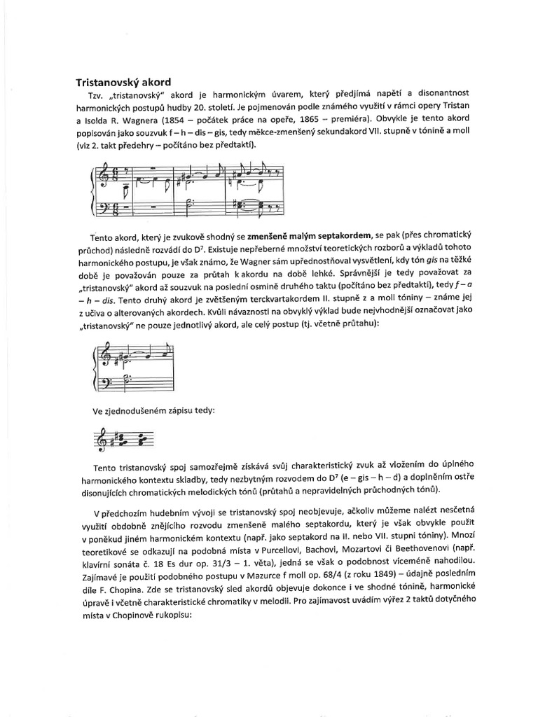 Tristanovský Akord | PDF